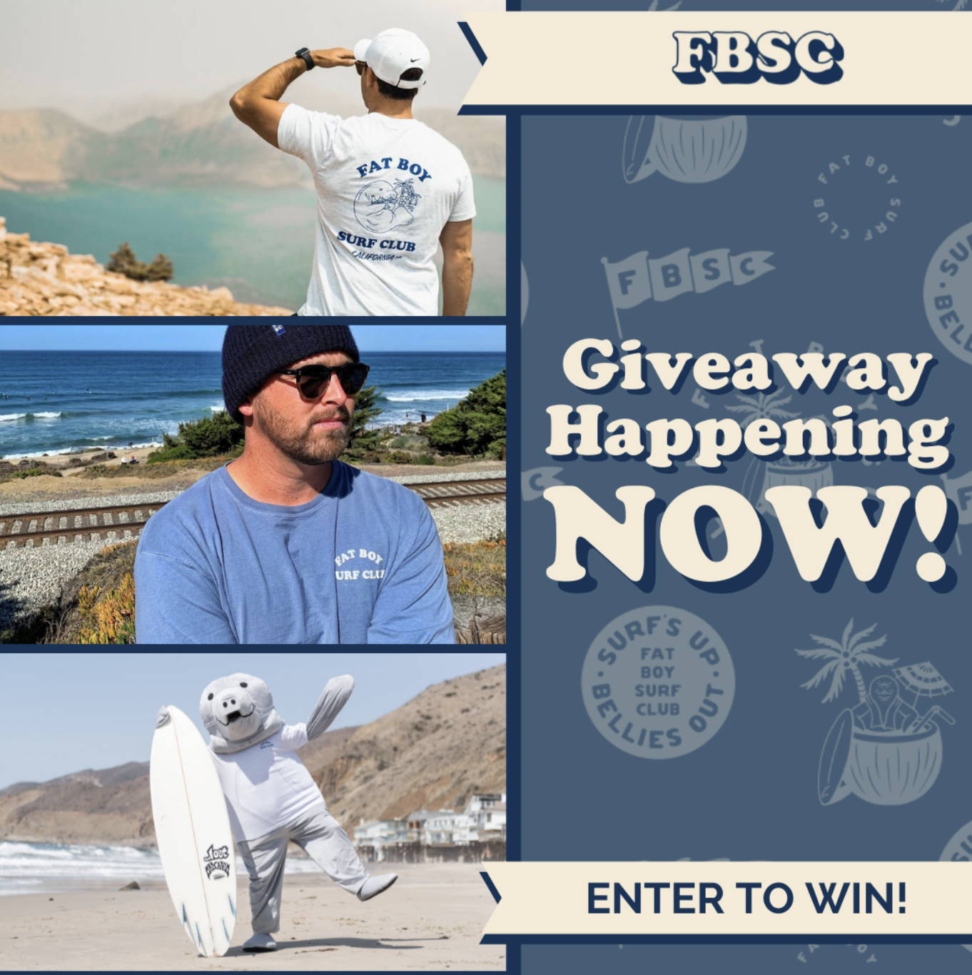 Fat Boy Surf Club Giveaway